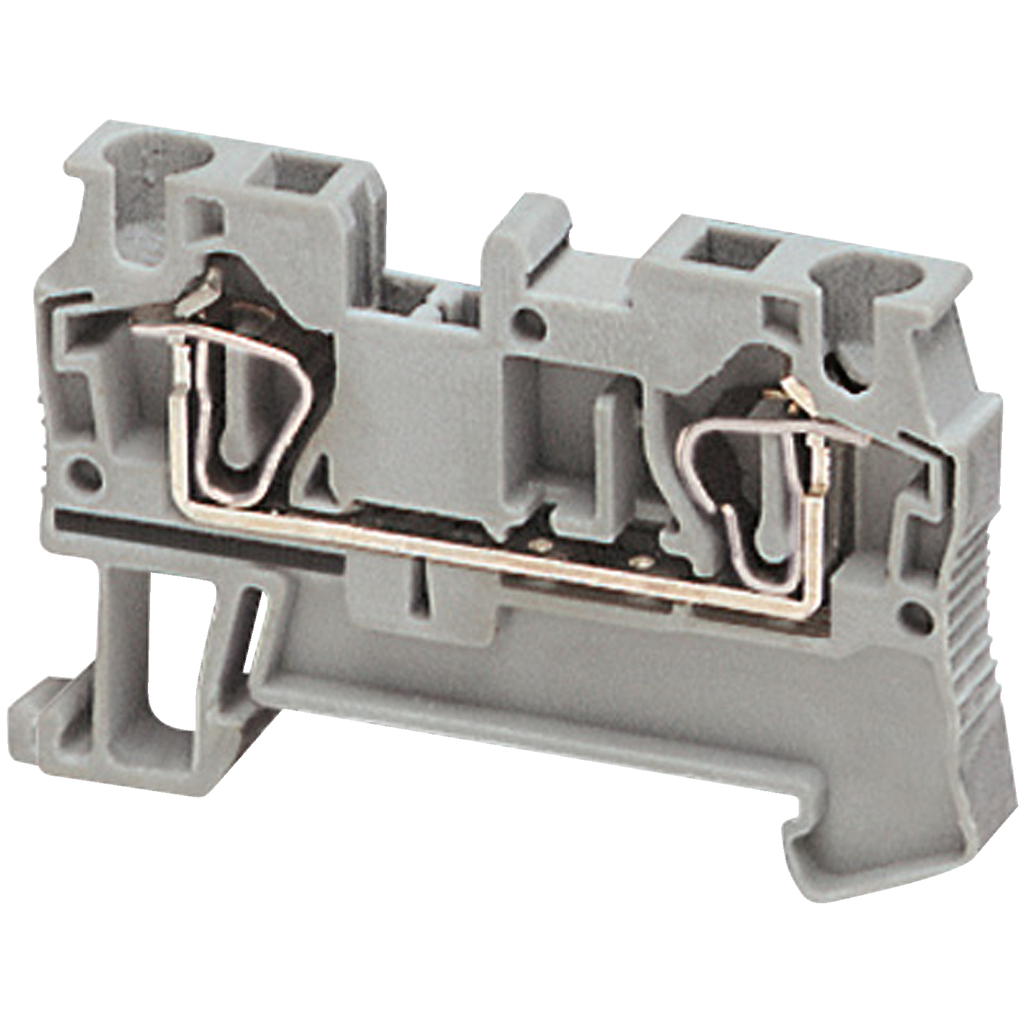 NSYTRR42BL - Terminal block, Linergy TR, spring type, feed through, 2 ...