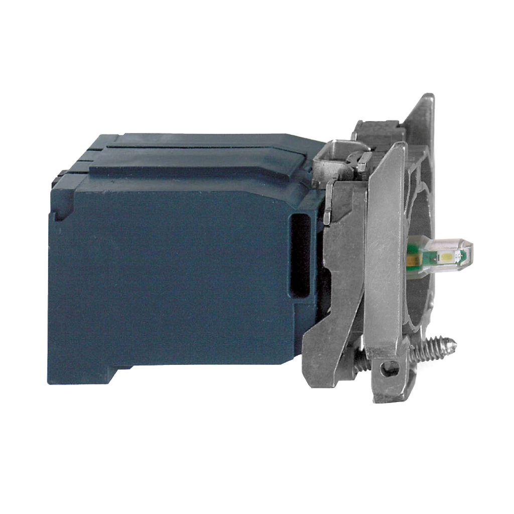 ZB4BV5D3 - Complete body/light block assembly, Harmony XB4, green ligh ...